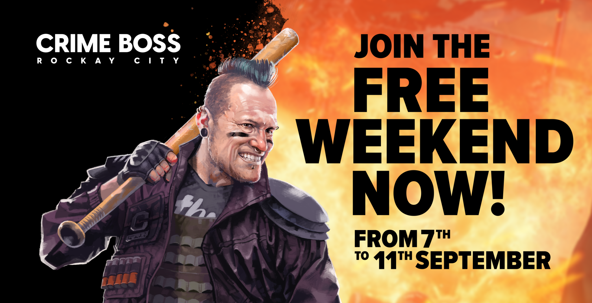 Join the Free Weekend - Crime Boss: Rockay City